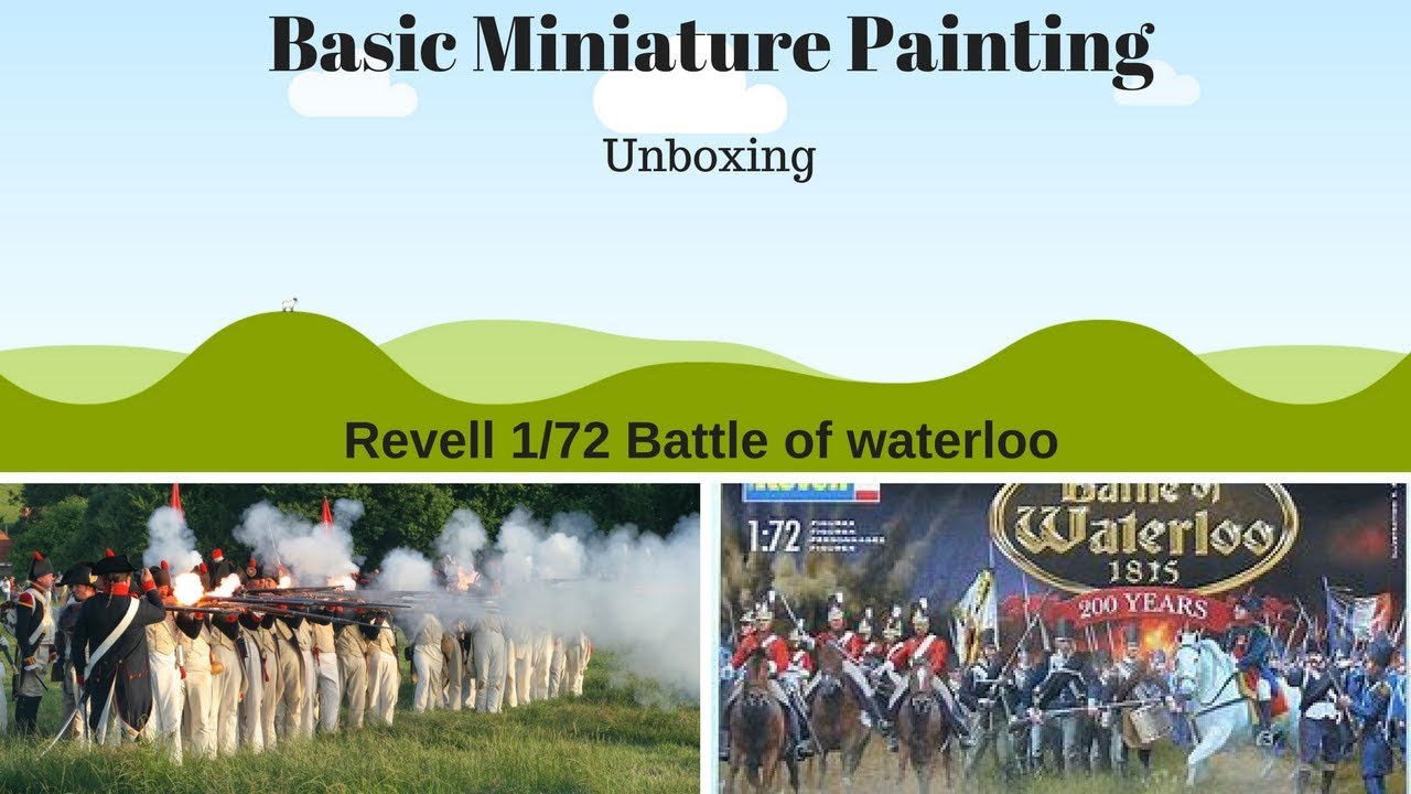Unboxing of my 1/72 revell battle of waterloo set - YouTube