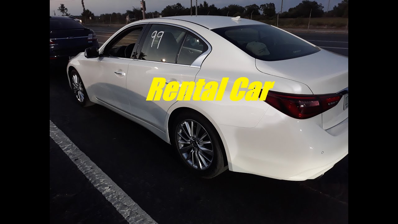 Rental Q50 Drag Racing - YouTube