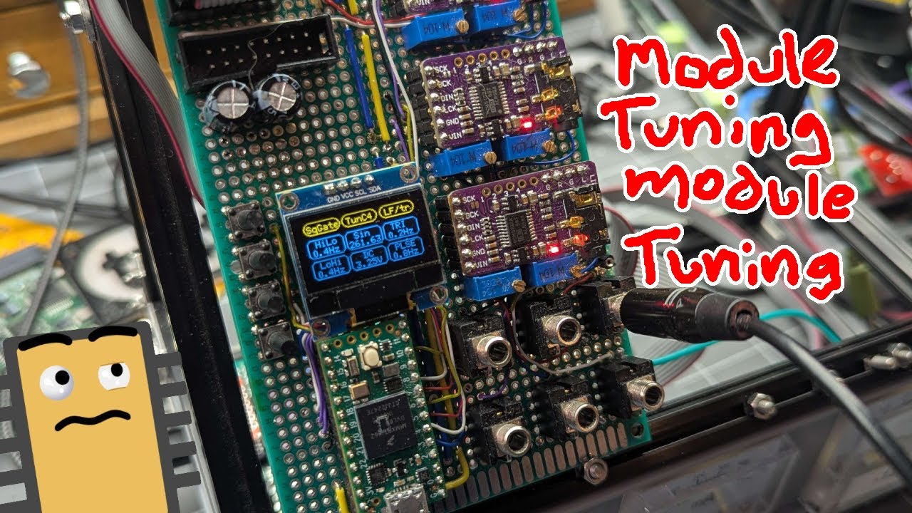 Can my tuned module tuning module tune modules? Eurorack. - YouTube