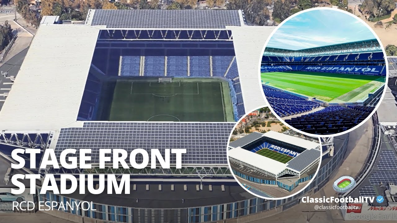 RCD Espanyol - Stage Front Stadium - YouTube