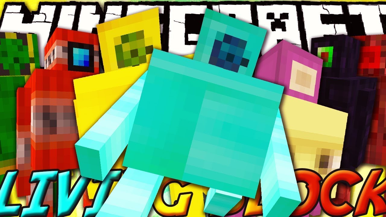 MOB BOSS NASCOSTI NEI BLOCCHI - Minecraft ITA - Living Block Monsters ...