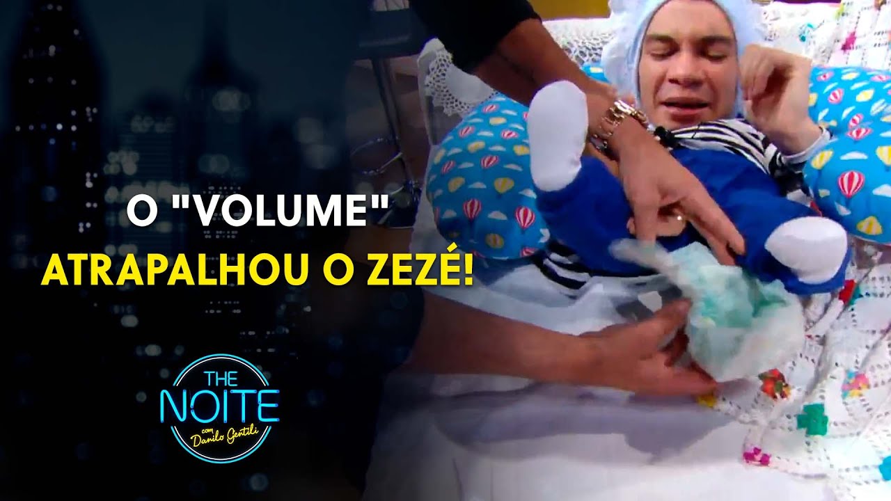 Zezé Di Camargo troca fralda suja do Bebê Bráuzio | The Noite (07/11/24 ...