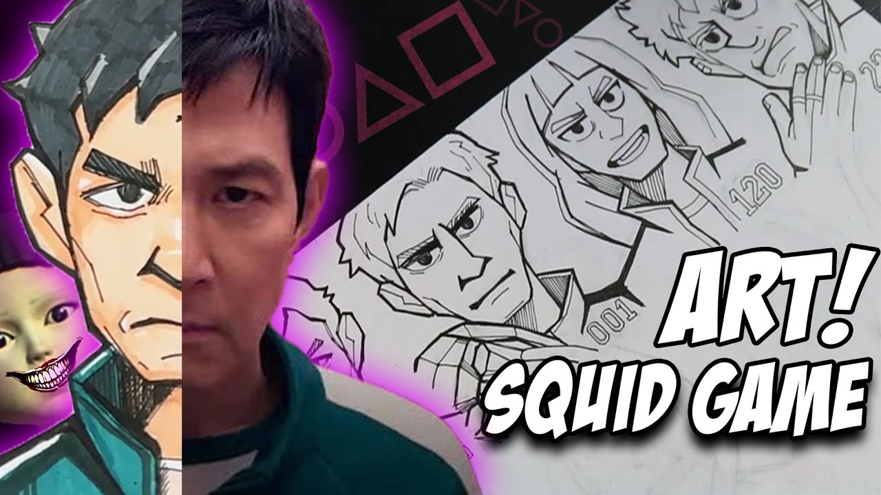 Squid Game 2 Characters Turned into Cartoons | Drawing Challenge - YouTube