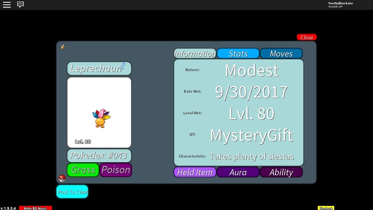 PROJECT POKEMON CODE | Roblox - YouTube
