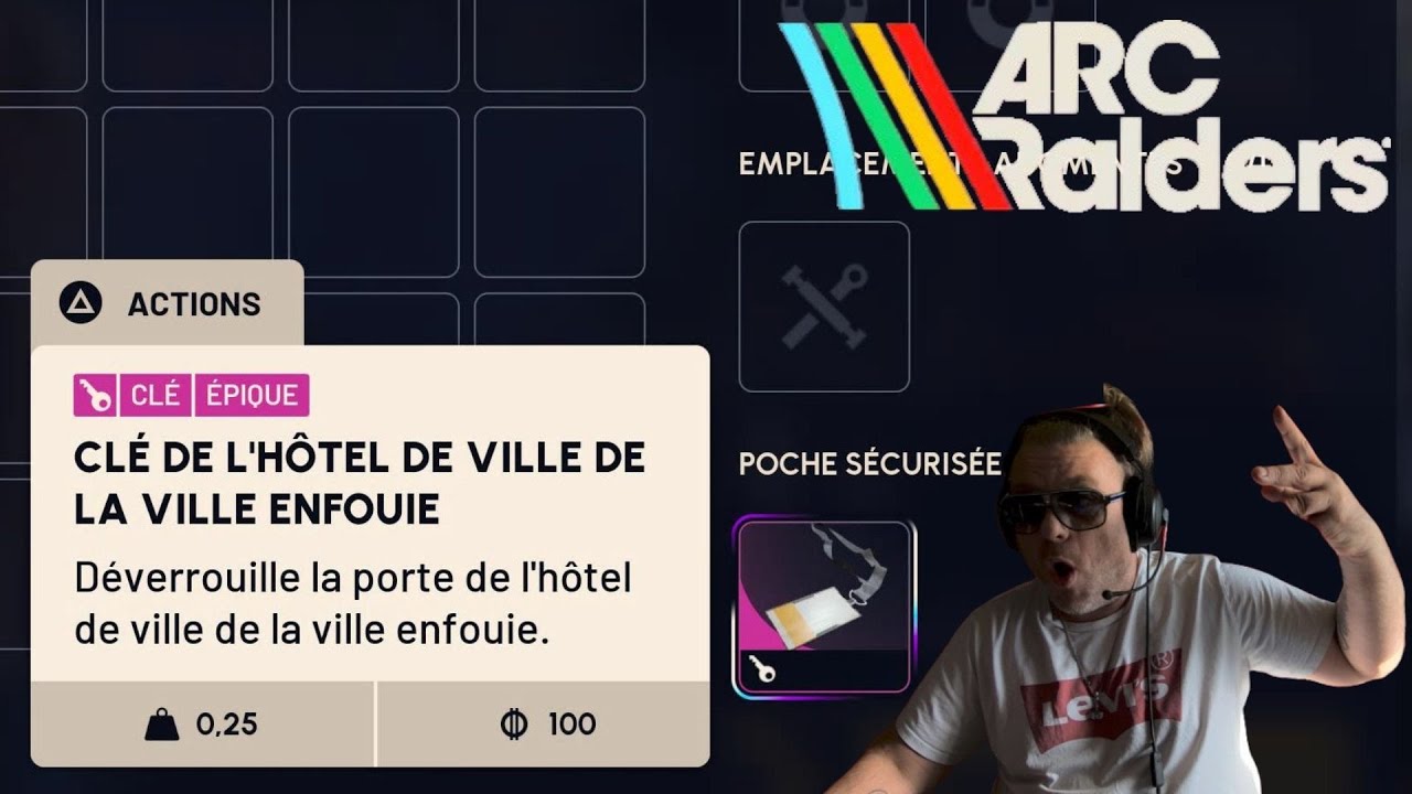 Arc raiders clé: de l'hôtel de ville de la ville enfouie - YouTube