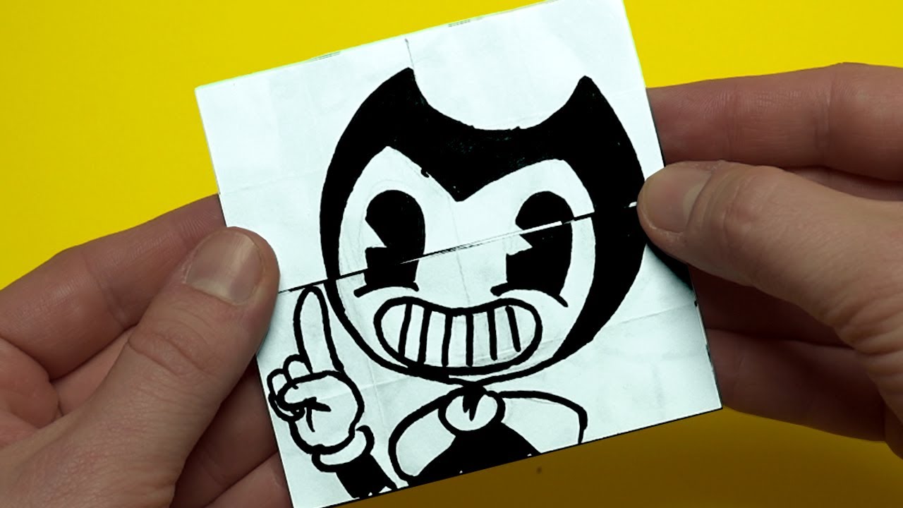 TUTORIAL BENDY AND THE INK MACHINE Transformations | Endless card - YouTube