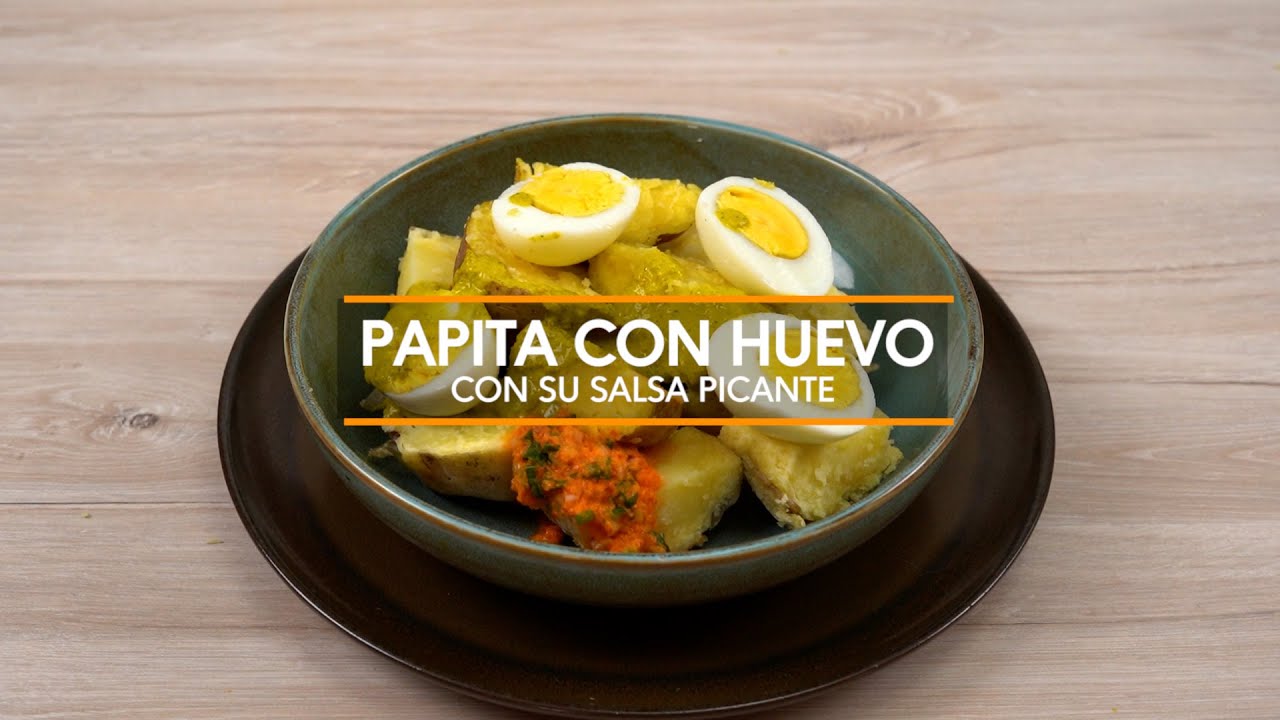 PAPITA CON HUEVO CON CREMA OCOPA | Comida peruana - YouTube
