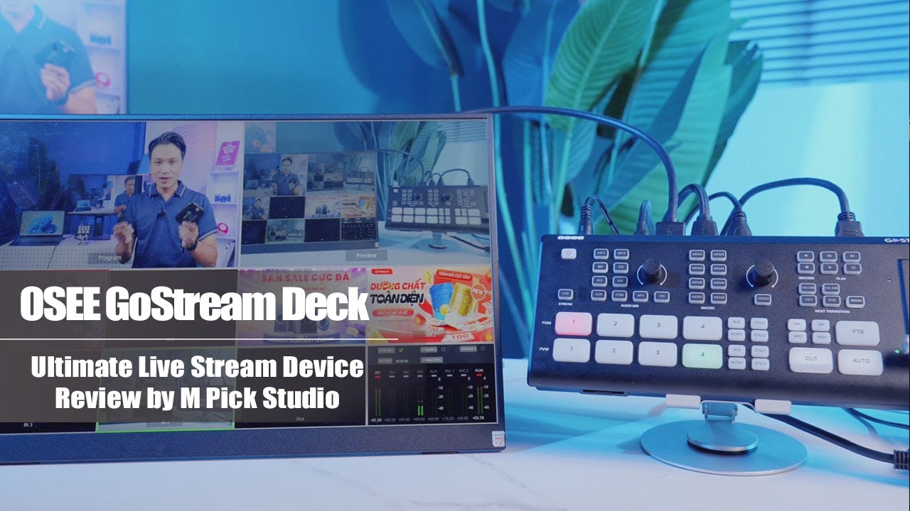 OSEE GoStream Deck, All In One - Ultimate Live Stream Device Review by ...