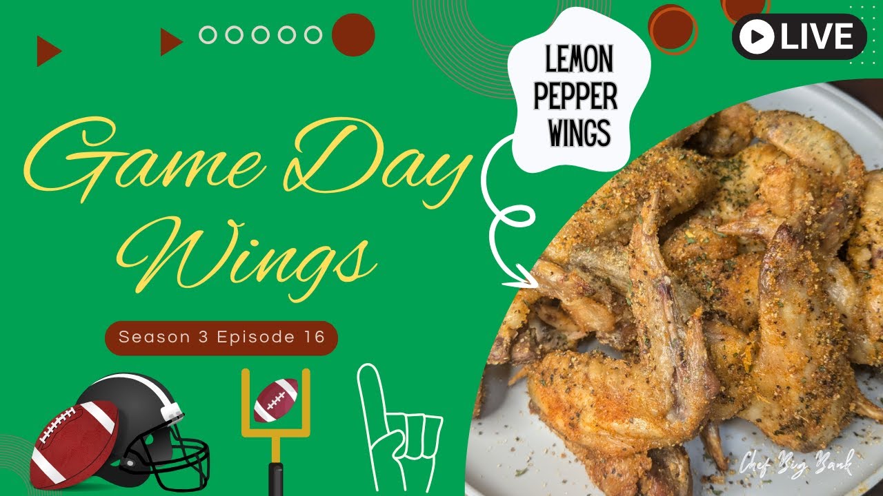 Lemon Pepper Game Day Wings - YouTube