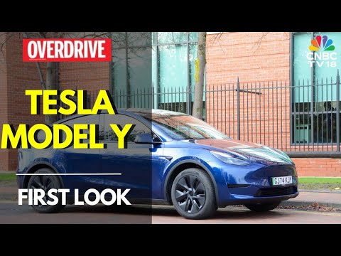 Tesla Model Y First Look | Tesla In India | Tesla Mumbai | Elon Musk