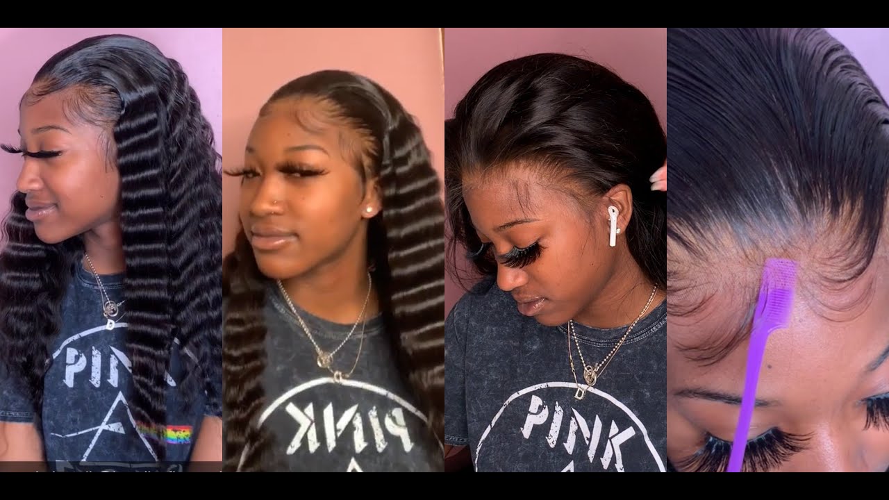 How to apply a WIG GLUELESSLY(tutorial)! Beginner friendly - YouTube