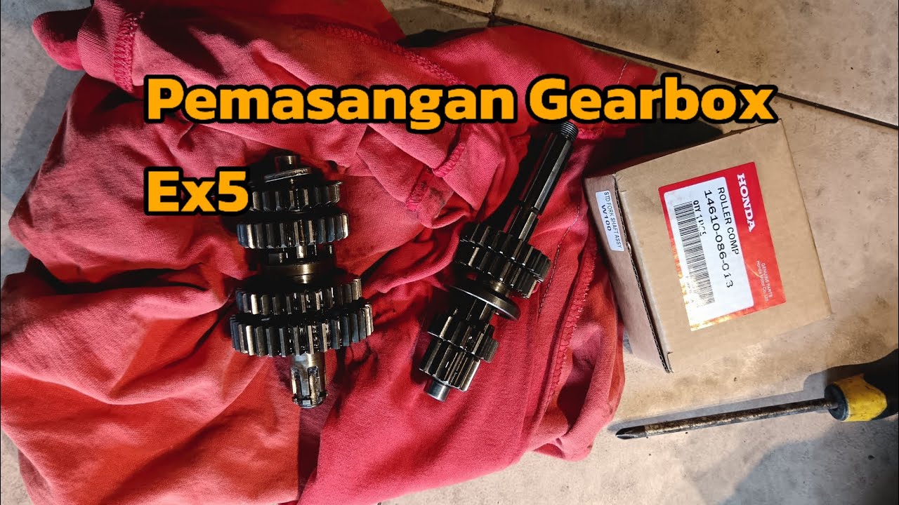 Pemasangan Gearbox Honda Ex5 - YouTube