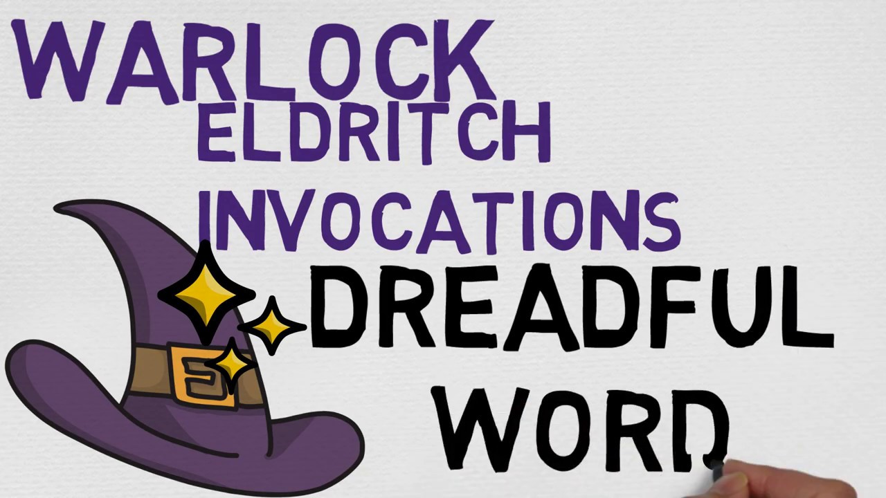 Eldritch Invocation #12: Dreadful Word (5e) - YouTube