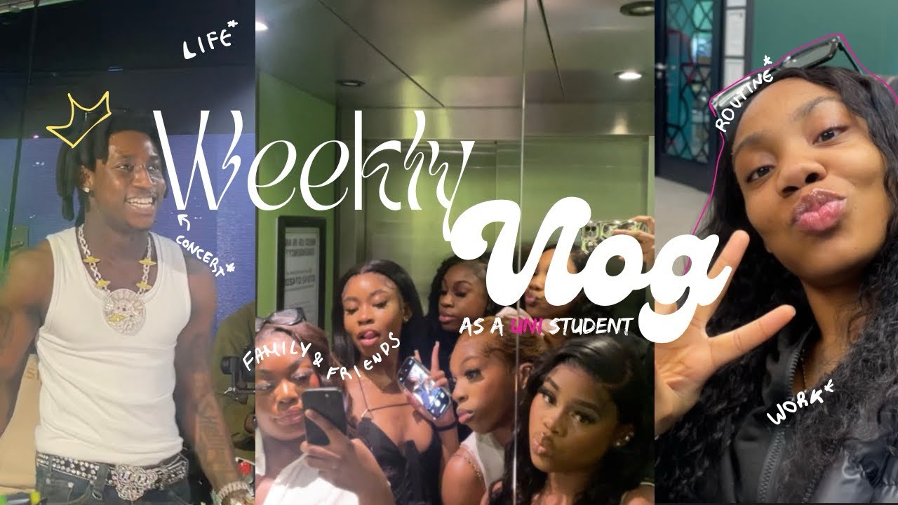 WEEKLY VLOG! : realistic busy uni week + Shallipopi Concert + work ...