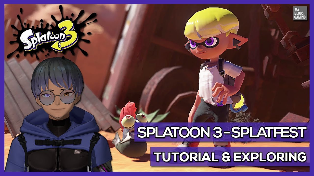 Splatoon 3 Splatfest Tutorial And Splatsville Exploring Vtuber Ep