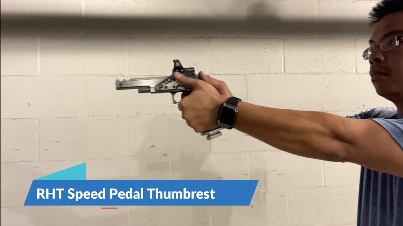 Open Gun Thumb Rest Demo - YouTube