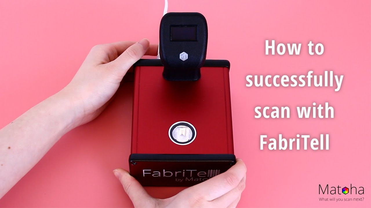 How to successfully scan fabrics with FabriTell - YouTube