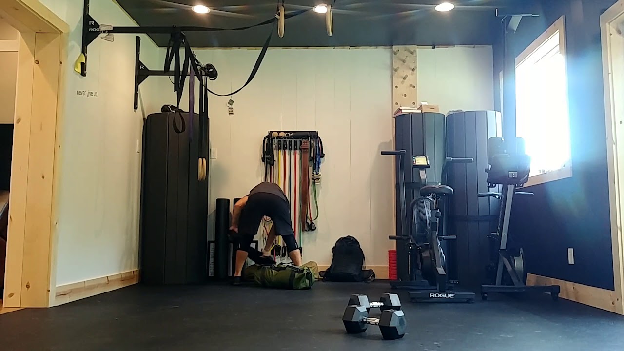 Sandbag Lunge/DB RDL to Shrug - YouTube