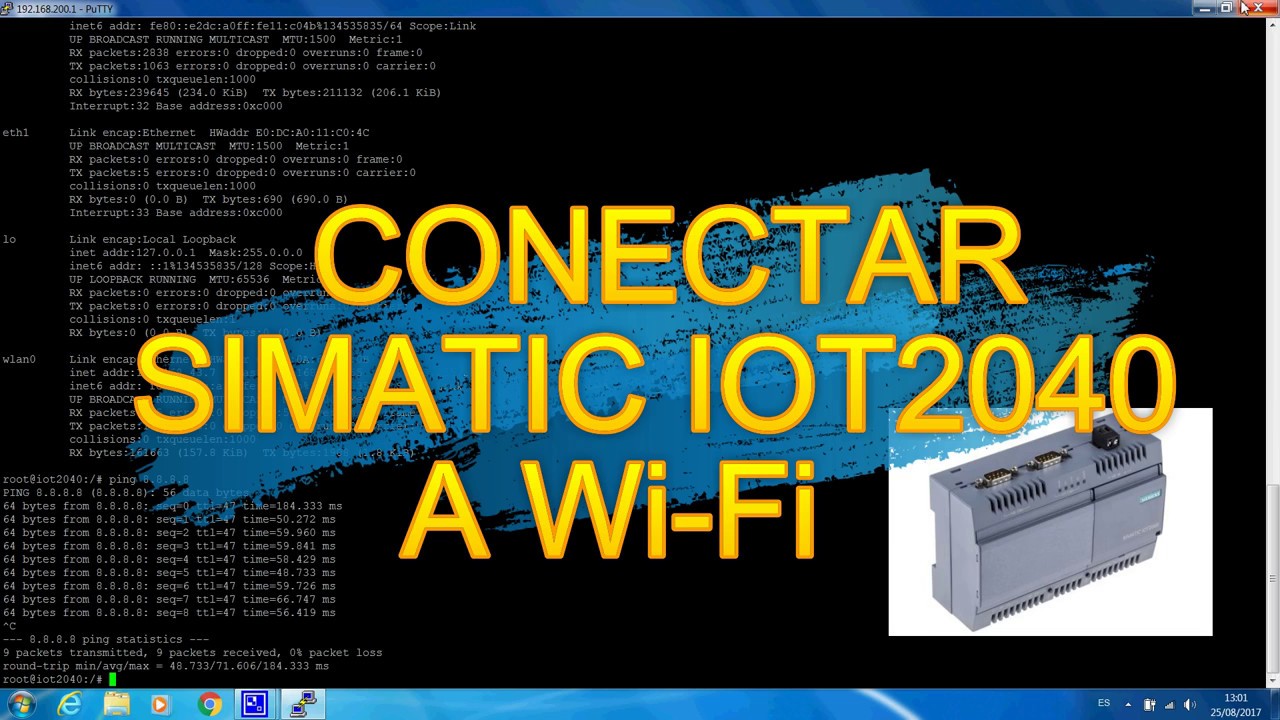 Cómo conectar SIMATIC IOT2040 a WiFi - YouTube