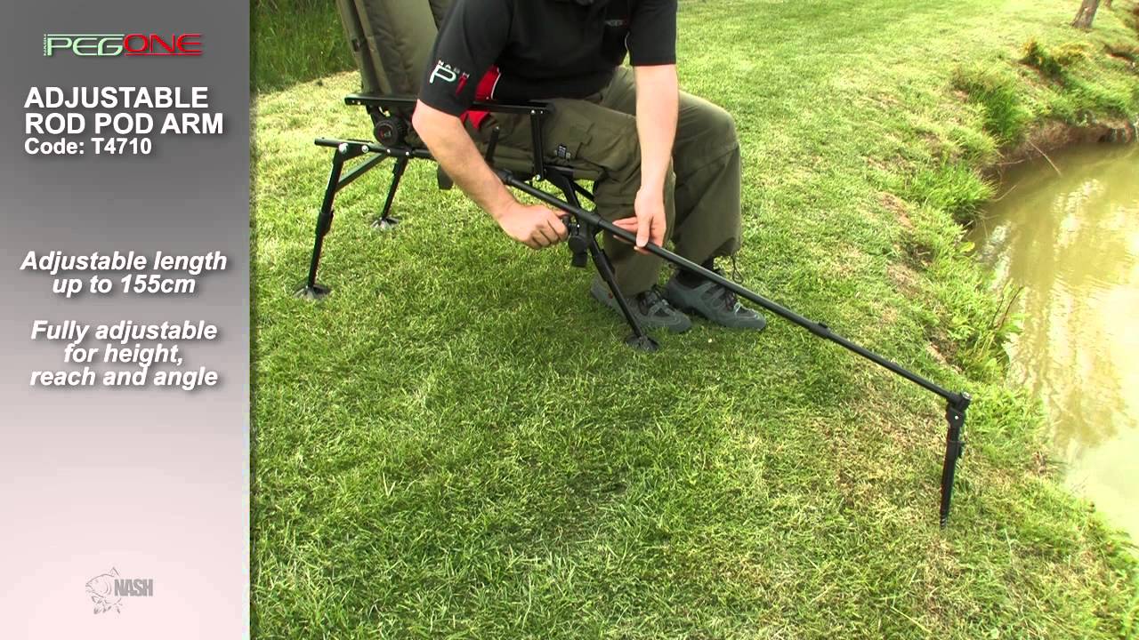 ADJUSTABLE ROD POD ARM - PEG ONE by NASH - CODE T4710 - YouTube