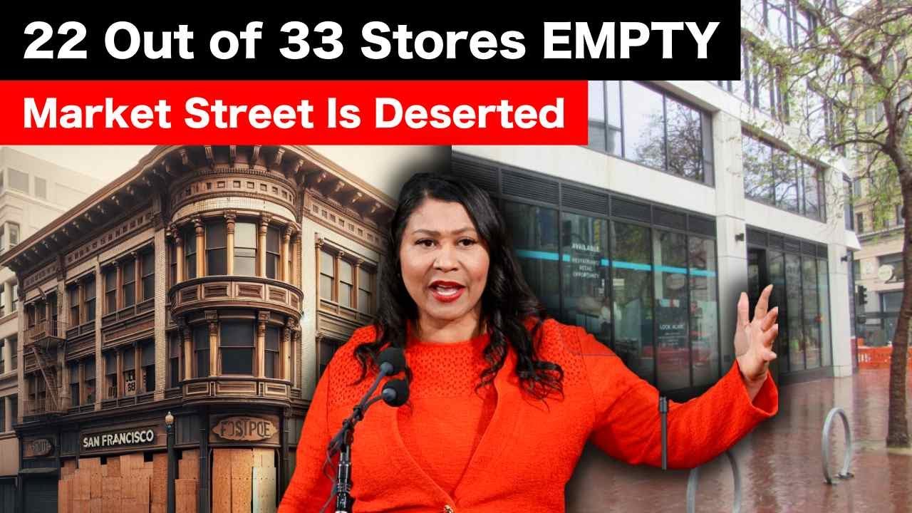 ENTIRE Street Is Empty In San Francisco As Retailers Leave - YouTube