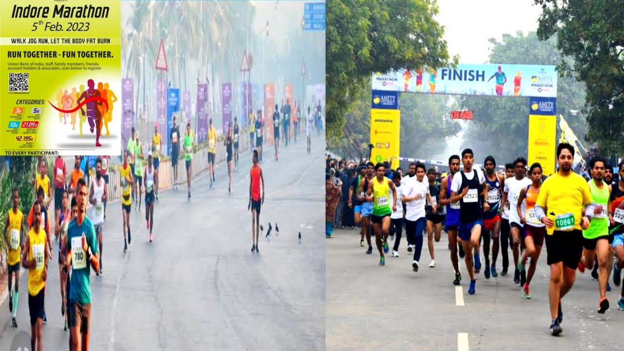 Indore marathon 2023//Coal indore marathon - YouTube
