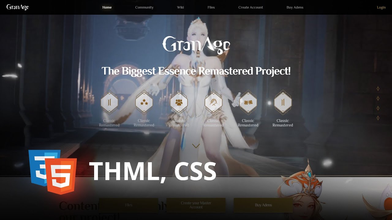 GranAge vol2 Game Landing page - YouTube