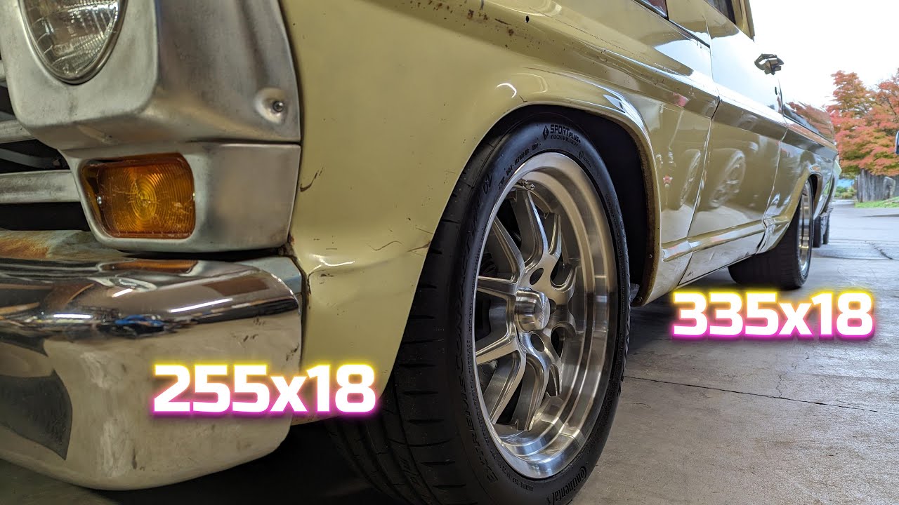 '67 F100 Gets New Meats & We Take It For a Spin!! Rocket Racing 18x12 ...