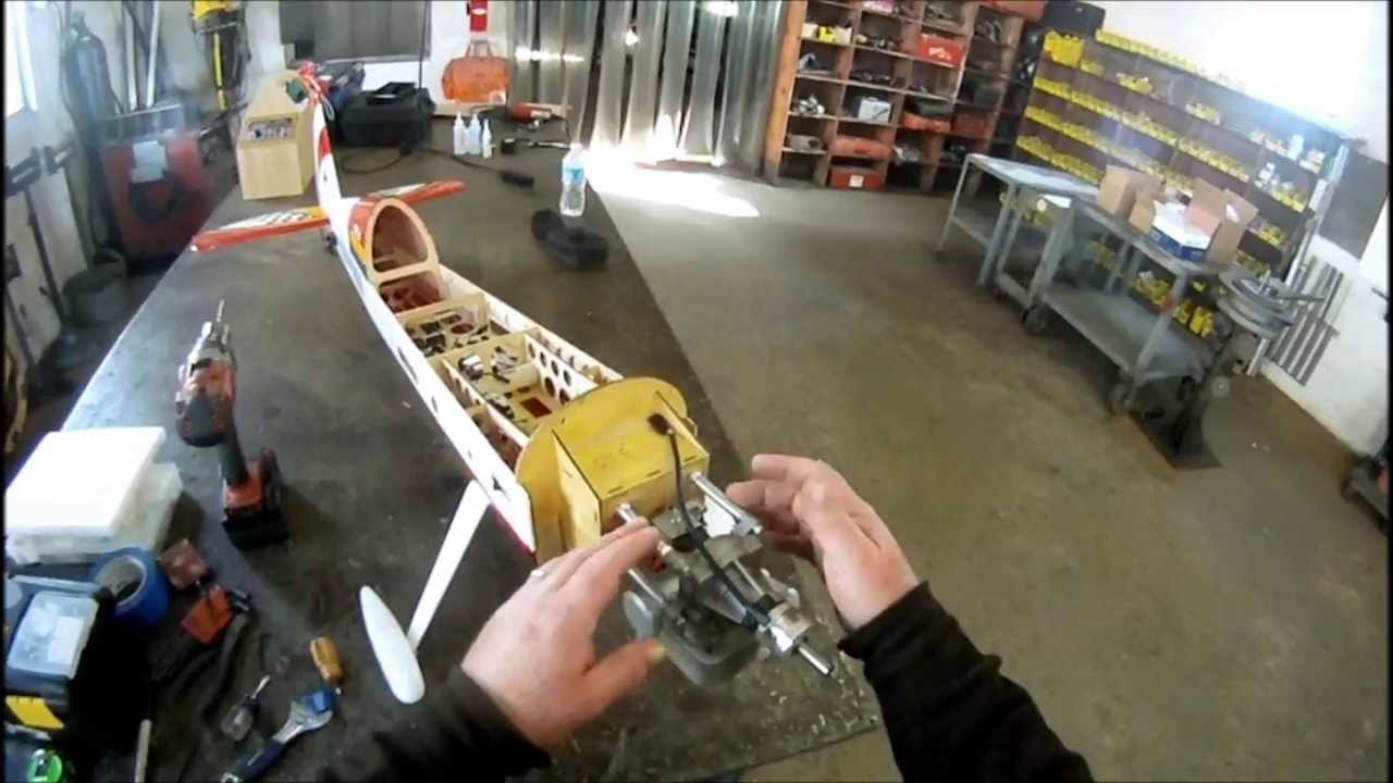 Installing a Dle 30 on a Aeroworks Yak54 90 120 Part 2 - YouTube