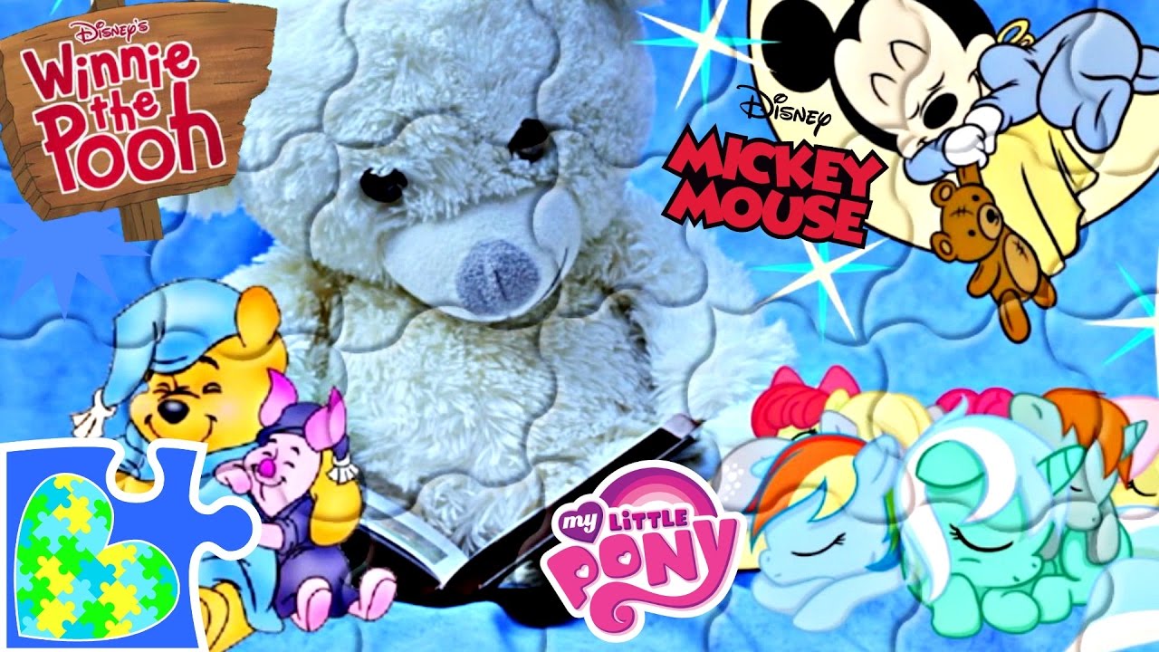 MY LITTLE PONY, MICKEY MOUSE, AND WINNIE THE POOH STORYTIME WITH BEAR ...