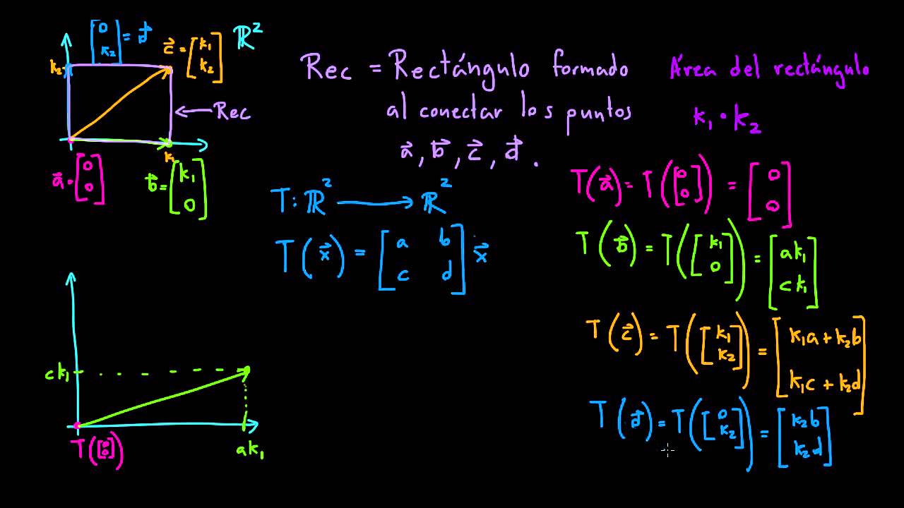 El determinante como un factor de escala - YouTube