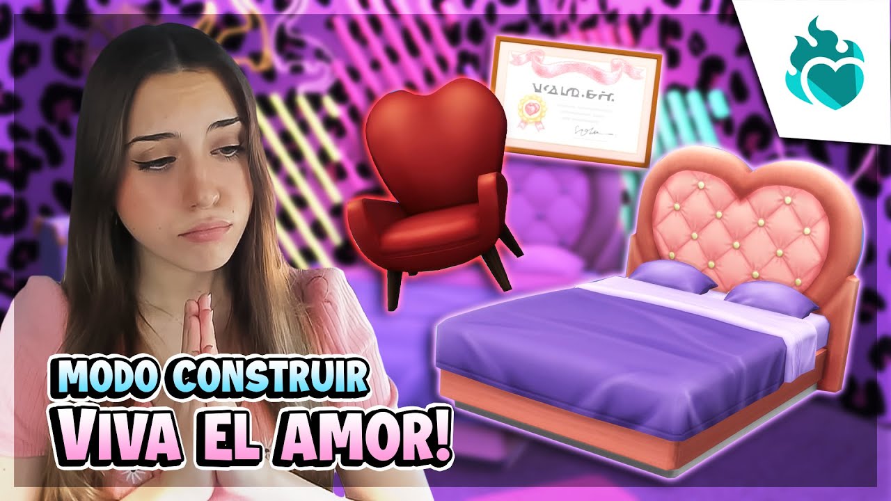 ¡VUELVE LA CAMA CORAZÓN! ¡OMG! 💜😍 MODO CONSTRUIR de Los Sims 4 ¡Viva el ...