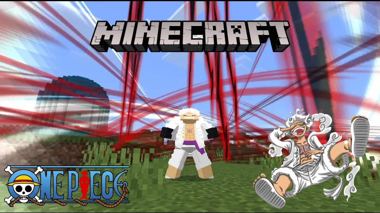 ADDON ONE PIECE ASA V 56 MCPE 1.21.50 GEAR 5 ADDED - YouTube