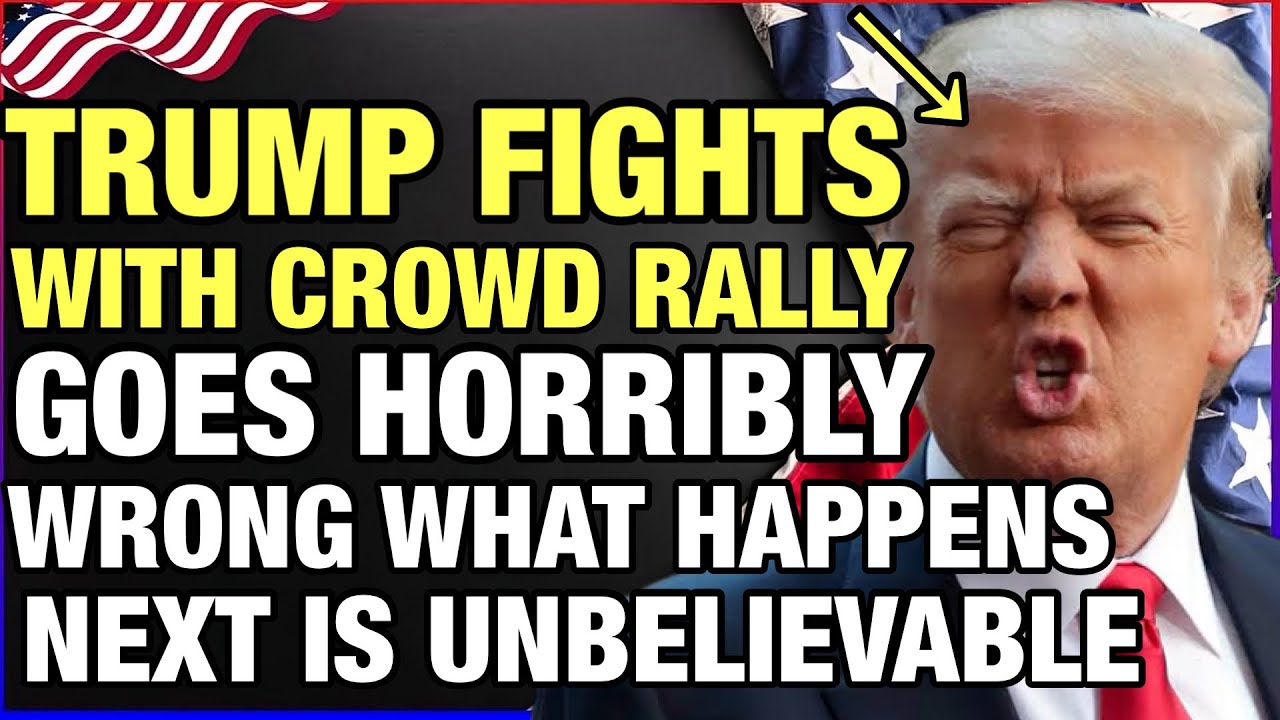 WATCH TRUMP YELLING AT CROWD DURING RALLY - YouTube