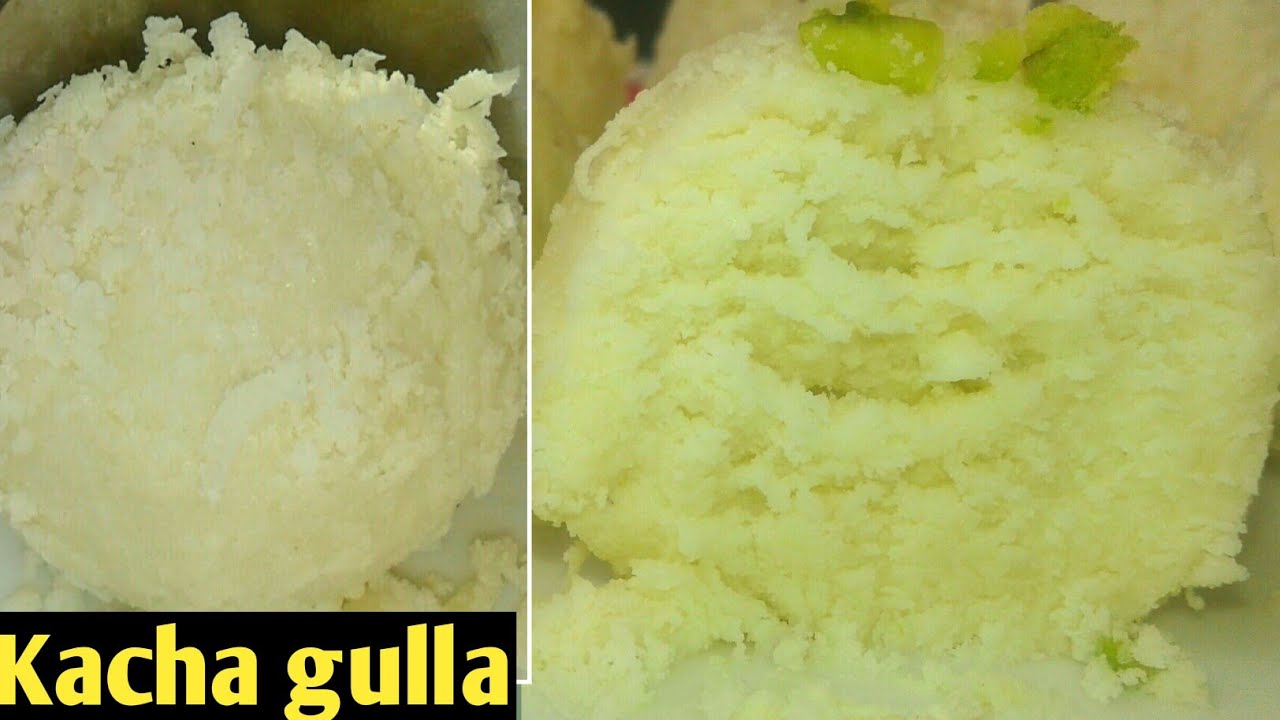 #Kacha Gulla Sweet Recipe/How to make easy kacha gulla recipe/kacha ...