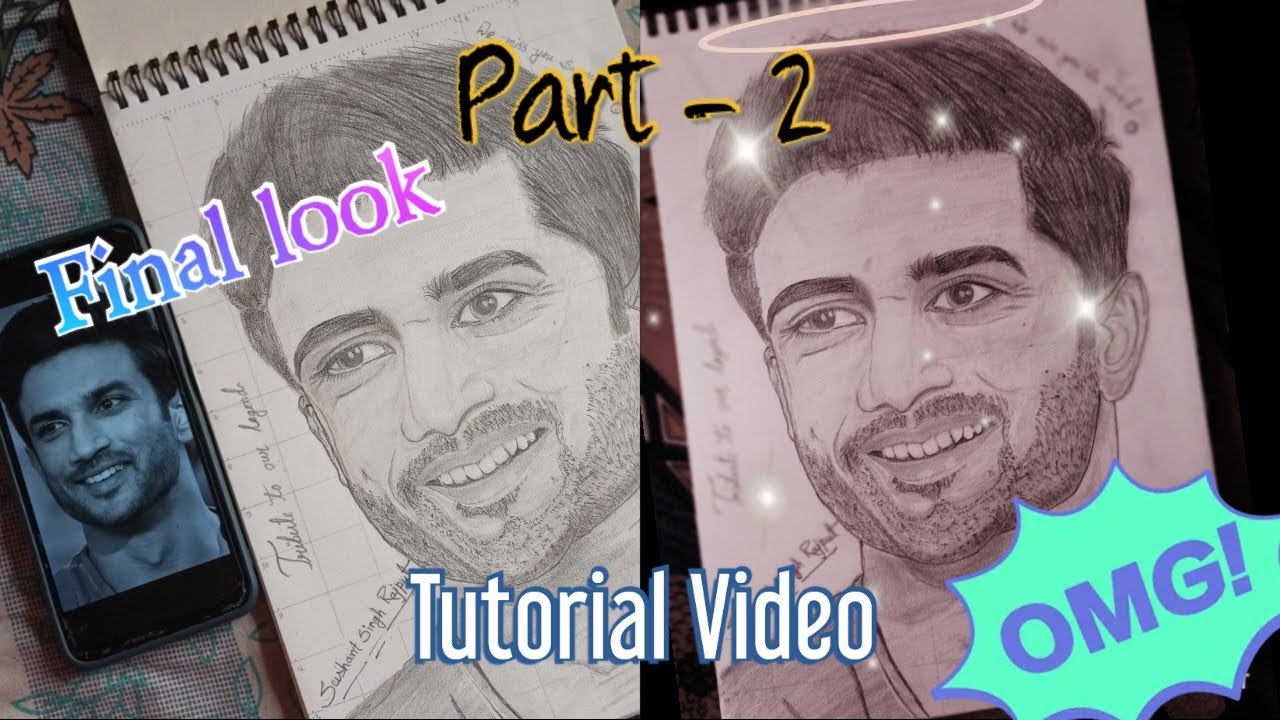 Final portrait sketch of SSR | Tutorial for Beginners | How to Draw # ...