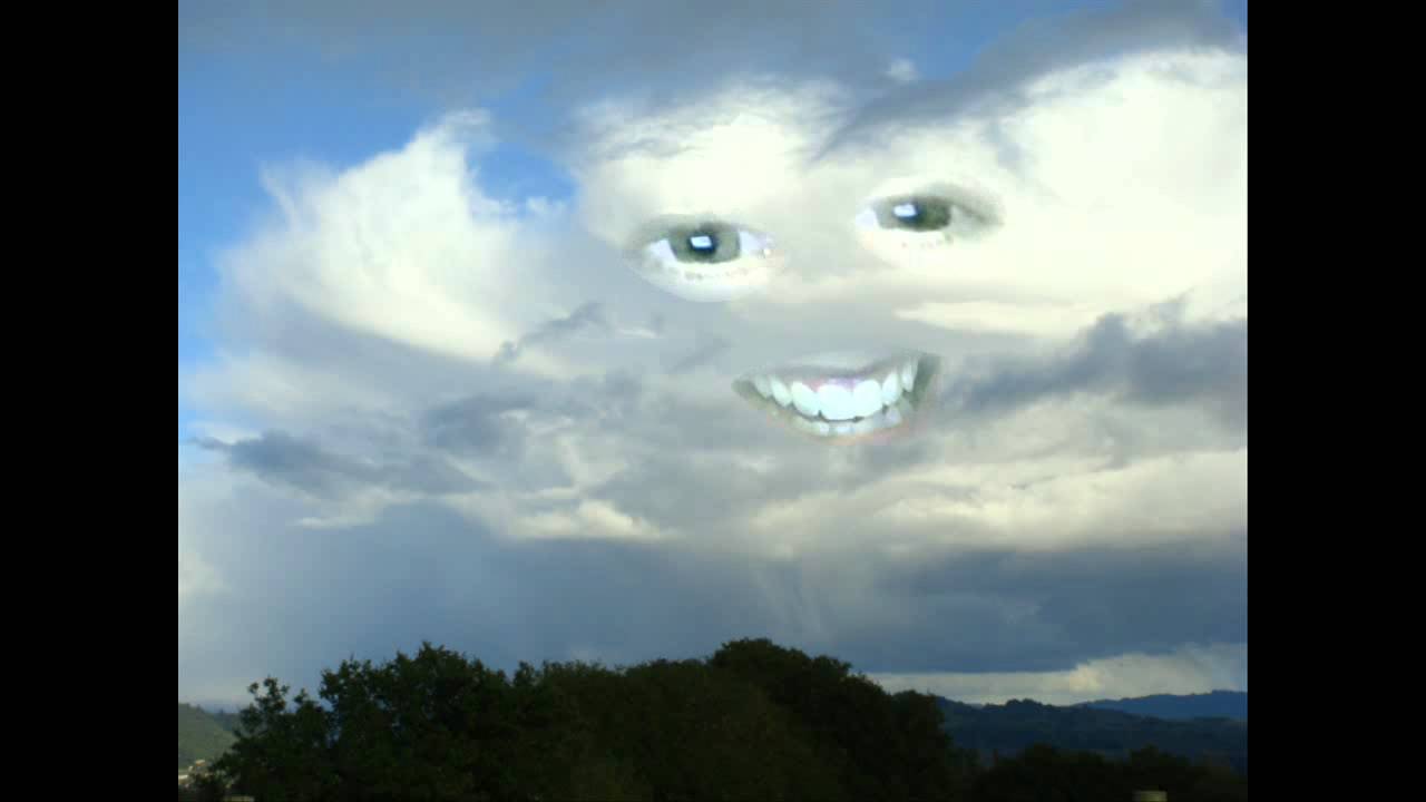 Creepy Cloud Face - YouTube