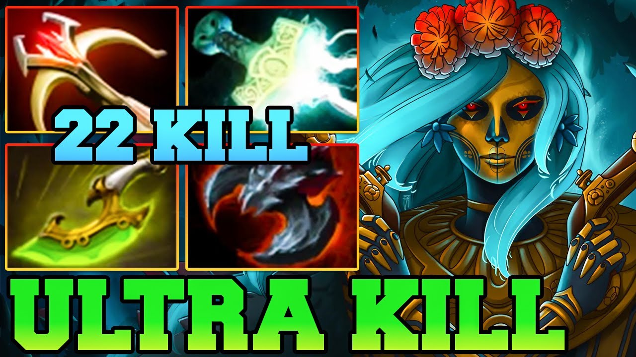 Muerta Dota 2 With 23 Kills & Ultra Kill !! Muerta Safelane Pro ...