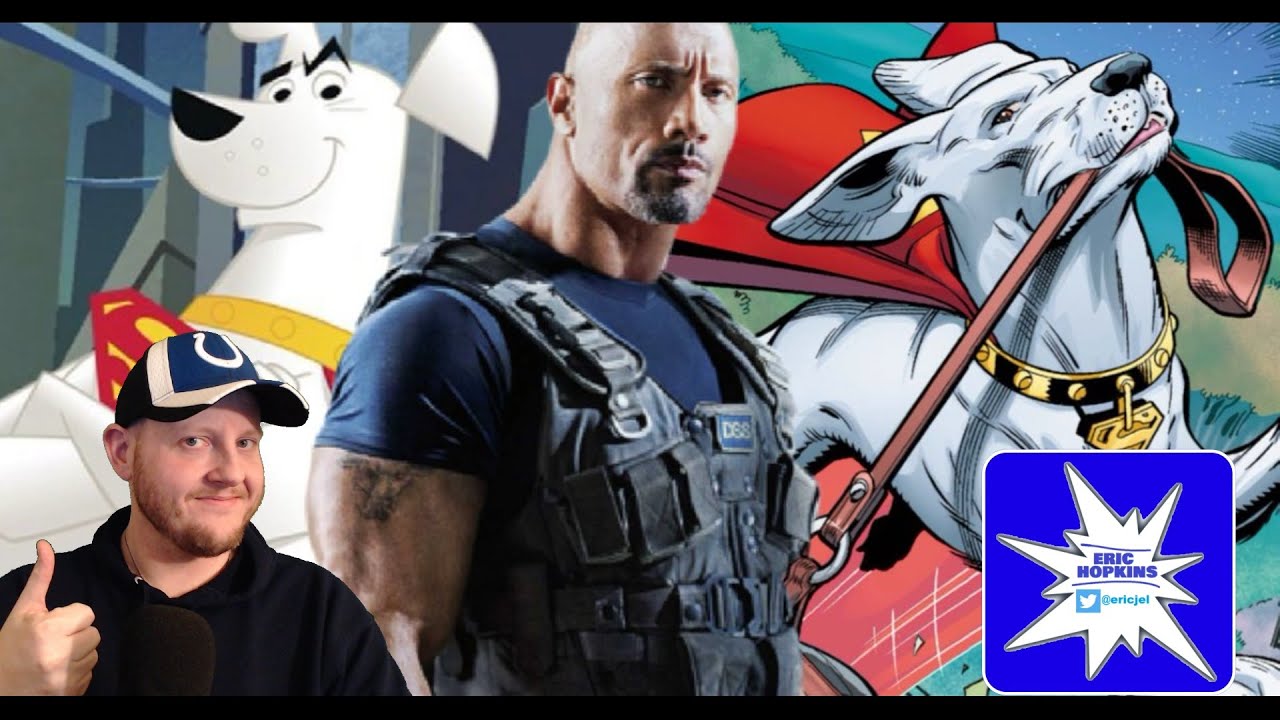 Dwayne "The Rock" Johnson To Voice Krypto The Superdog - YouTube