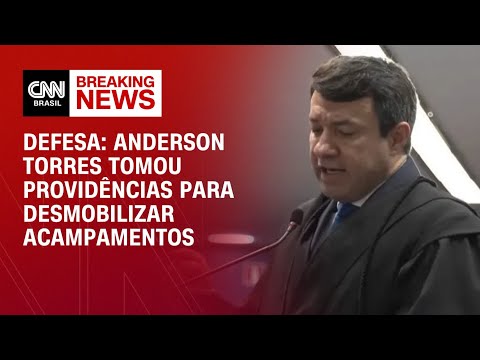 Defesa de Torres diz que ele fez reunião para acabar com acampamentos | CNN ARENA