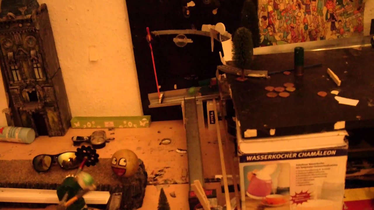 Like my Clock is Hard-Rube Goldberg Pitagora Suichi ピタゴラスイッチ 190 - YouTube
