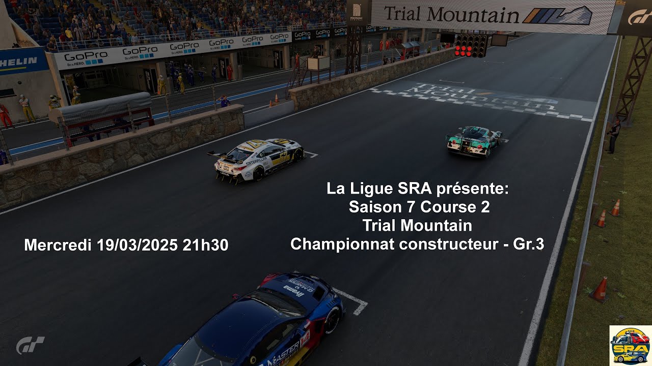 [Live][GT7]|Ligue SRA Saison 7|Manche 2|Division GT1+| - YouTube