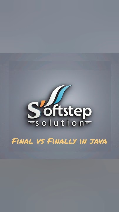 Java Programming Coding Learnjava Javafinal Javafinally Softstep Softstepsolution Youtube