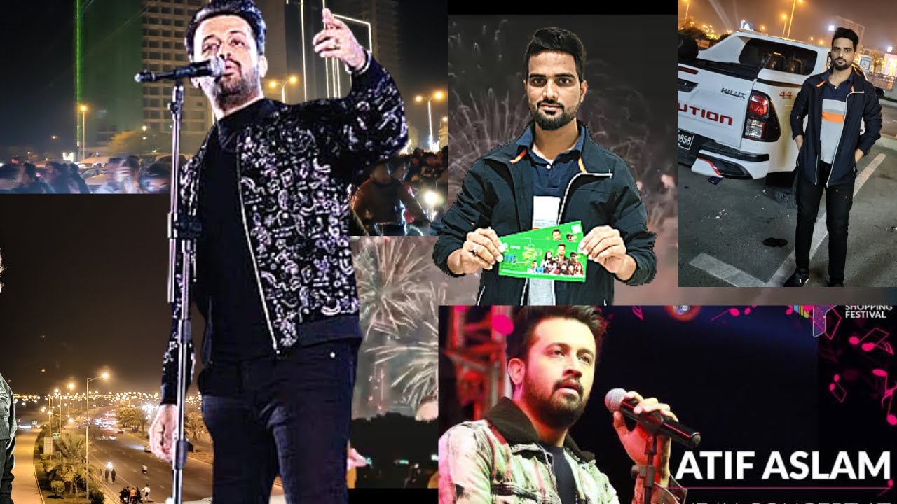 aitf aslam concert in pakistan| new year celebration| #desimaa # ...