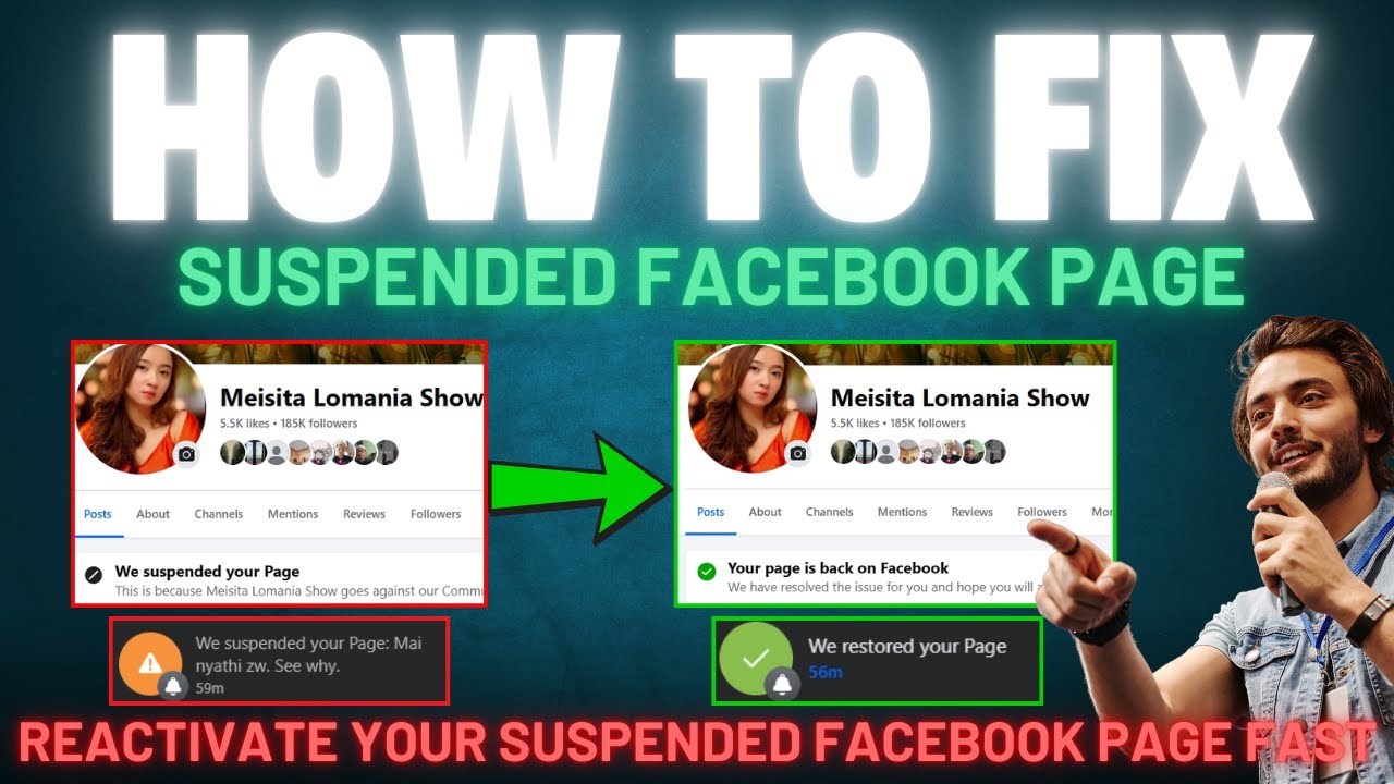 How to Fix Suspended Facebook Page | Reactivate Your Suspended Facebook ...