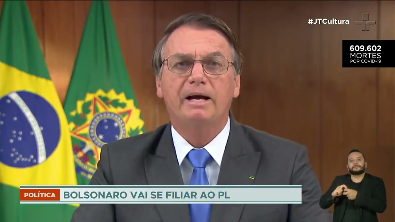 Jair Bolsonaro se filia ao Partido Liberal e disputará eleições de 2022 ...