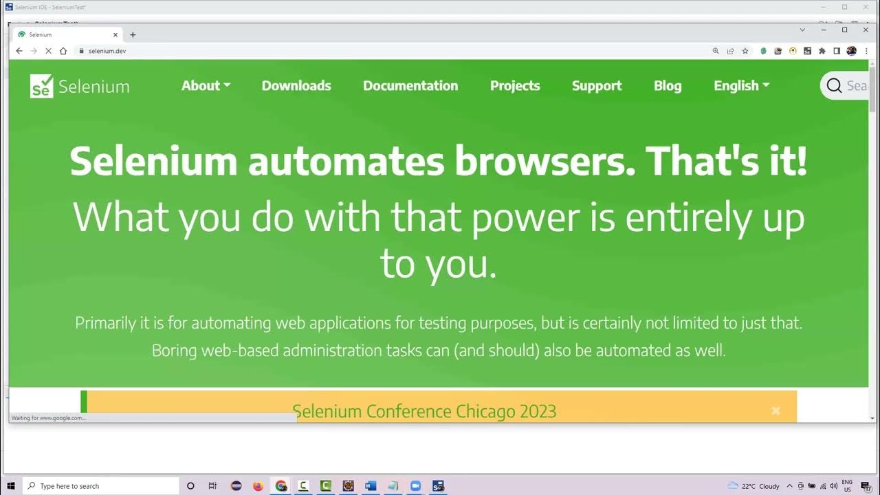 Selenium Java training - Batch Oct 2022 - Demo Session Day 2 - BATCH CONFIRMED - YouTube