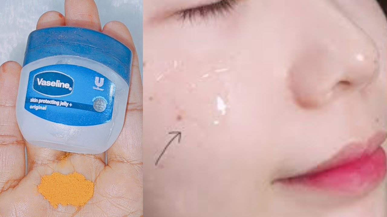 Vaseline and turmeric for face overnight | Vaseline on face overnight ...