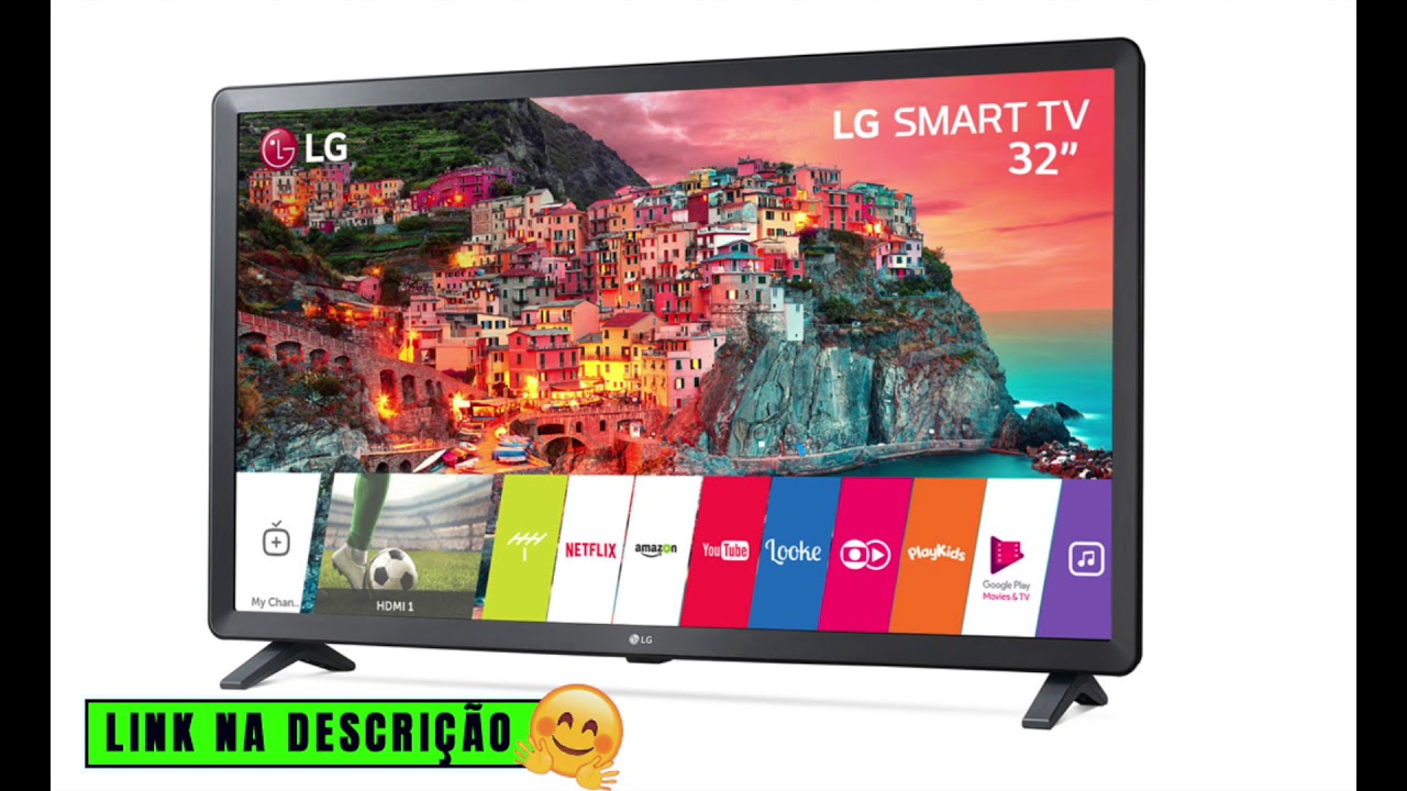 Smart TV LED 32'' LG HD HDR Ativo e WebOS 4 0 32LK615BPSB - YouTube