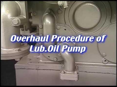 18_Overhaul Procedure of Lub.Oil PumP YANMAR GENERATOR 6EY18L - YouTube
